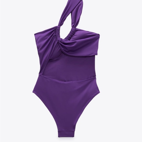 Zara | Swim | Zara Asymmetric Swimsuit | Poshmark